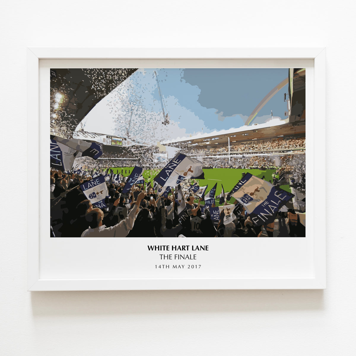 White Hart Lane Finale Print – Art By Alice May